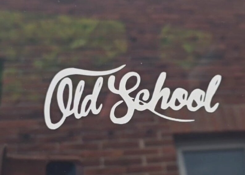 Sticker old School - Etsy