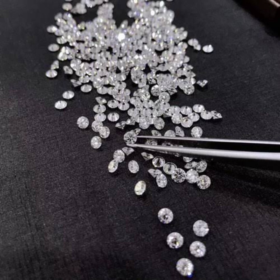 Lab Grown Diamond Melee: Round Brilliant Cut, DEF VVS (1mm-3.5mm) - Etsy