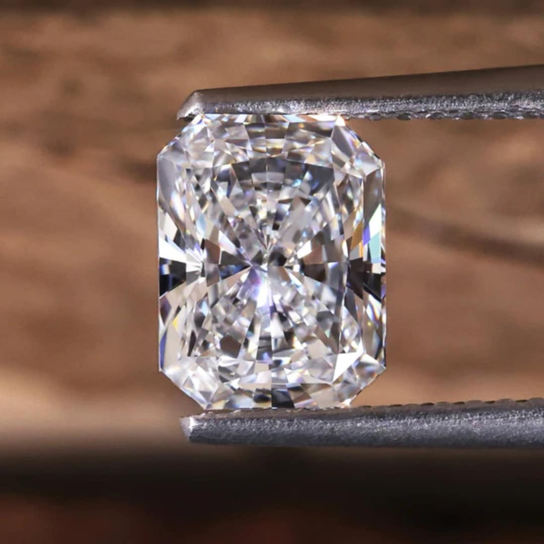 Radiant Cut Lab Grown Diamond: DEF VS, 3x2mm Loose Gemstone - Etsy