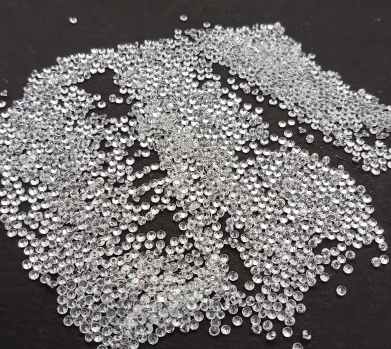 1mm/2mm/3mm/4mm/5mm Round Lab Grown Diamond Brilliant Cut Loose White ...