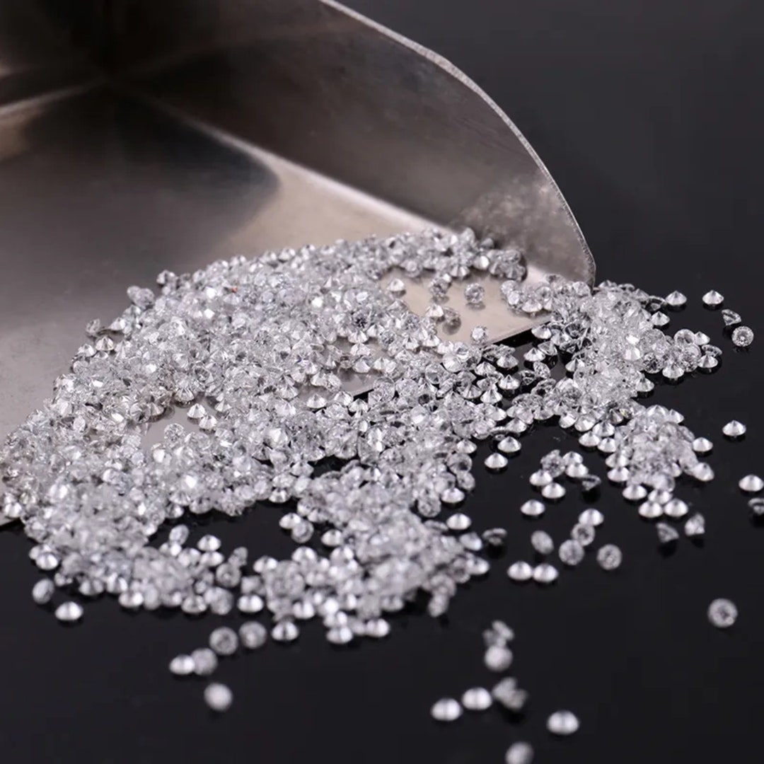 Round Lab Grown Diamond: DEF VVS-VS, Jewelry Making (1-5 Mm) - Etsy