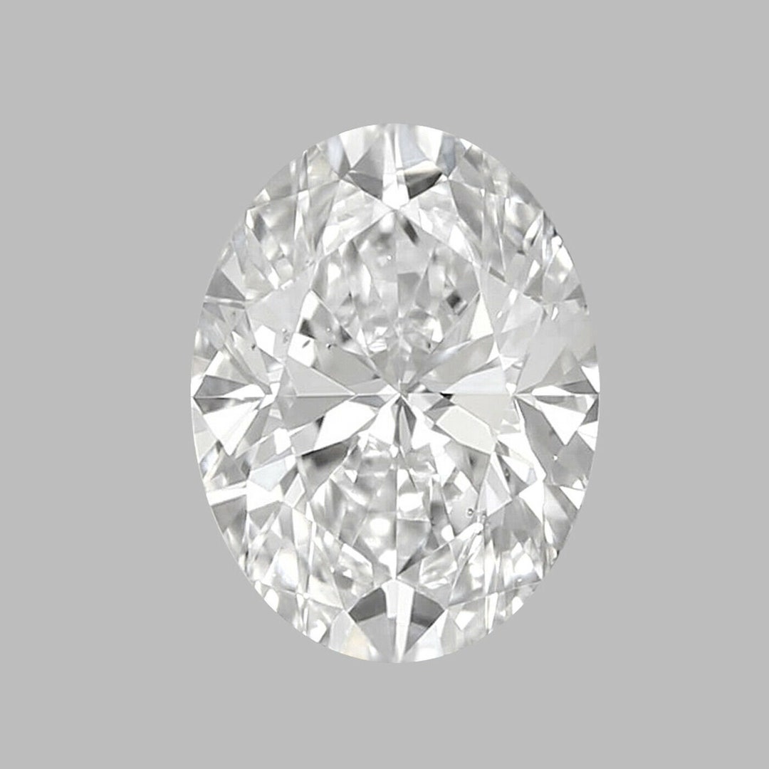 0.75ct Oval Cut Lab Diamond for Engagement Ring, Loose Lab Grown ...