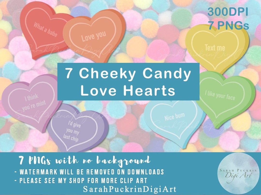 Love Heart Sweets Candy With Words Cheeky Sayings Teesside Valentines ...