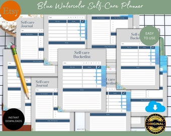 Self Care Checklist, Self-care Planner, Selfcare Journal Tracker ...