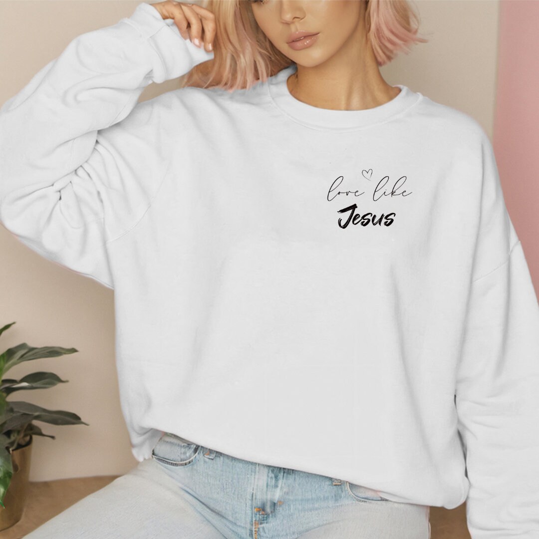 Love Like Jesus Cursive Writing - Etsy