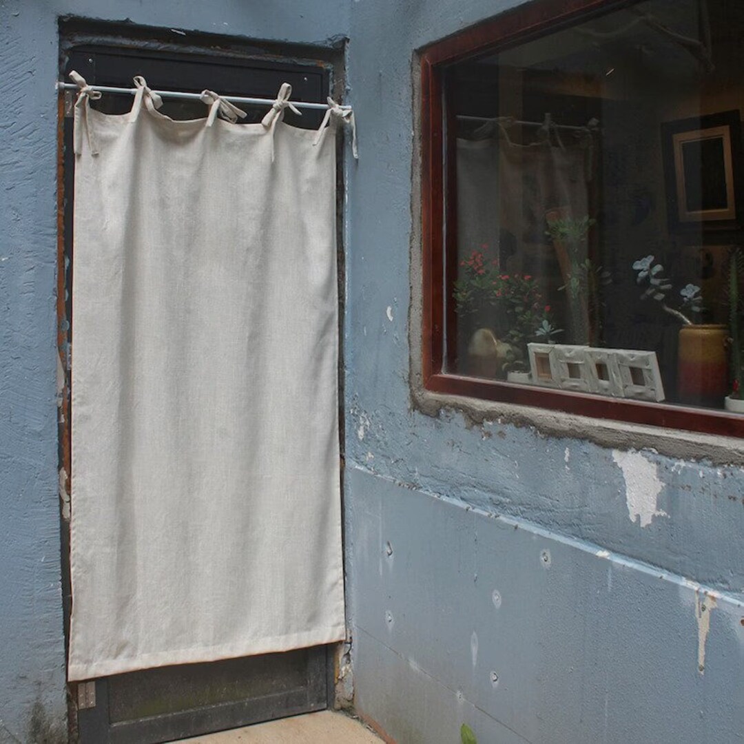 Room Divider Noren Curtains, Japanese Rod Pocket Cotton Noren Panel ...