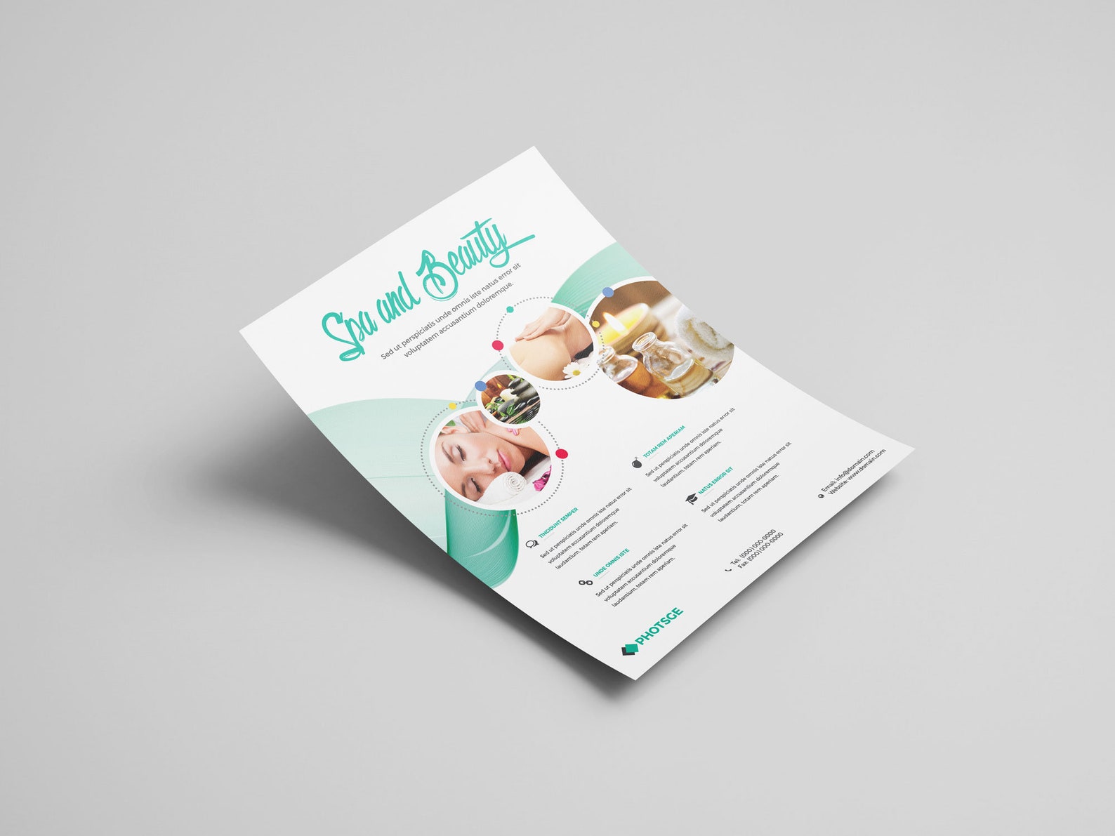 Spa Flyer Template | Massage Flyer Template | Body Relaxation Flyer ...