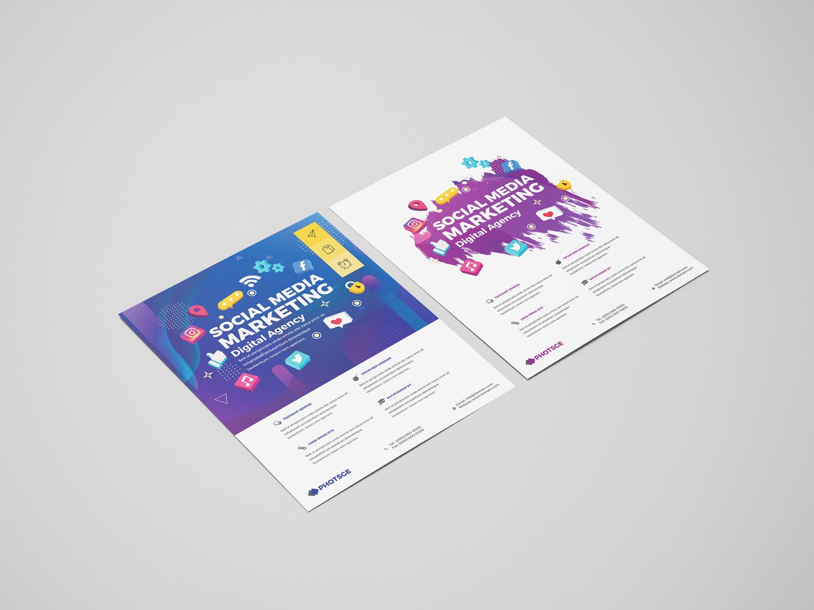 Social Media Flyer, SEO Flyer, Social Media Marketing Flyer, Promotion ...
