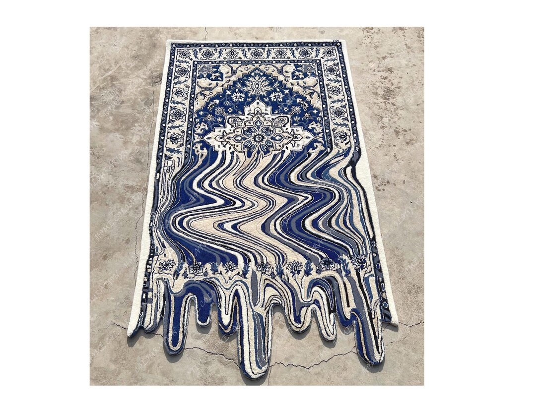 New Melting White and Gold for Home Melting Persian Rugs Living Area ...