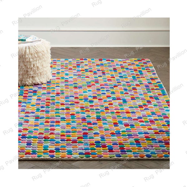 Polka Dot Rug - Etsy