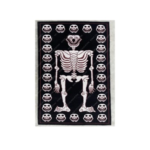 Skeleton Rug Tufted Modern Rug Hand Tufted Rug Tufted Wool Rug Hand ...