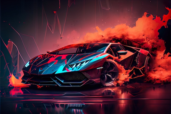 Abstract Car Paintings