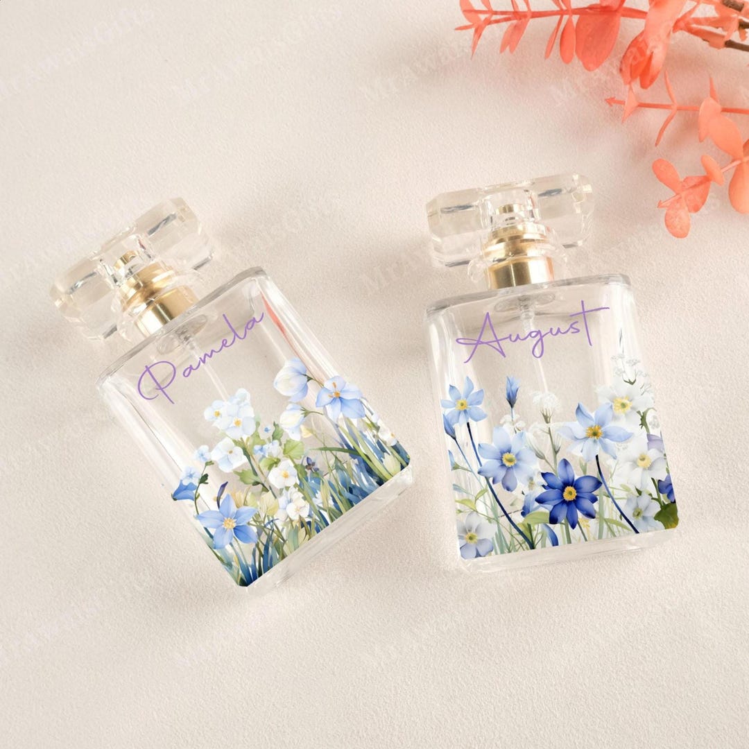 Personalized Glass Perfume Bottle, Custom Engraved Travel Perfume ...