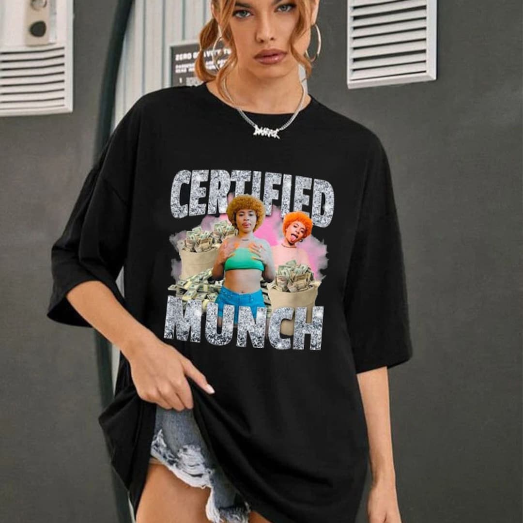 Vintage Ice Spice Certified Munch Shirt Ice Spice Tshirt - Etsy