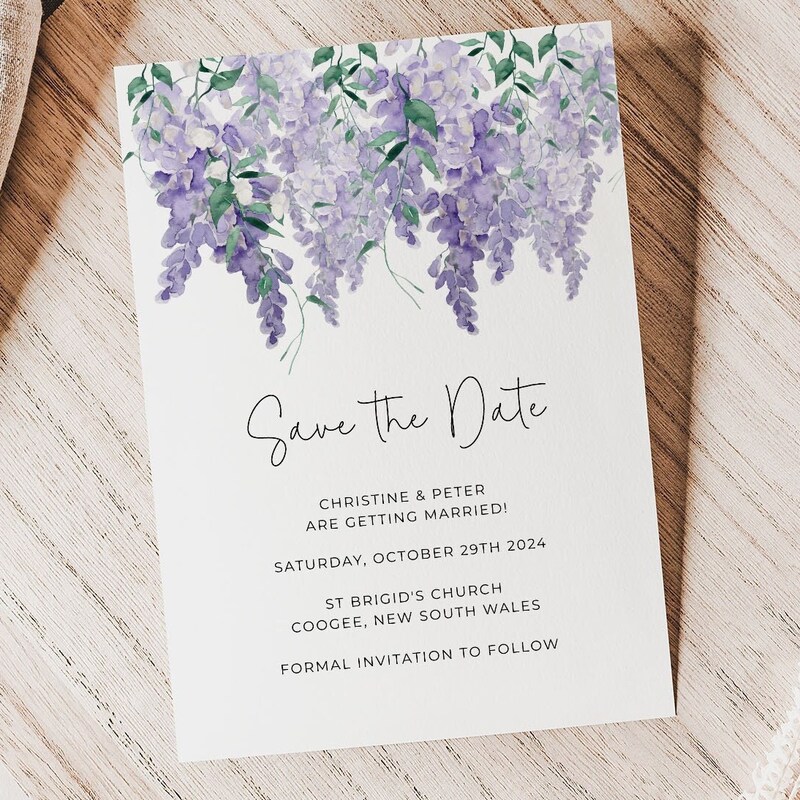 Wisteria Template - Etsy