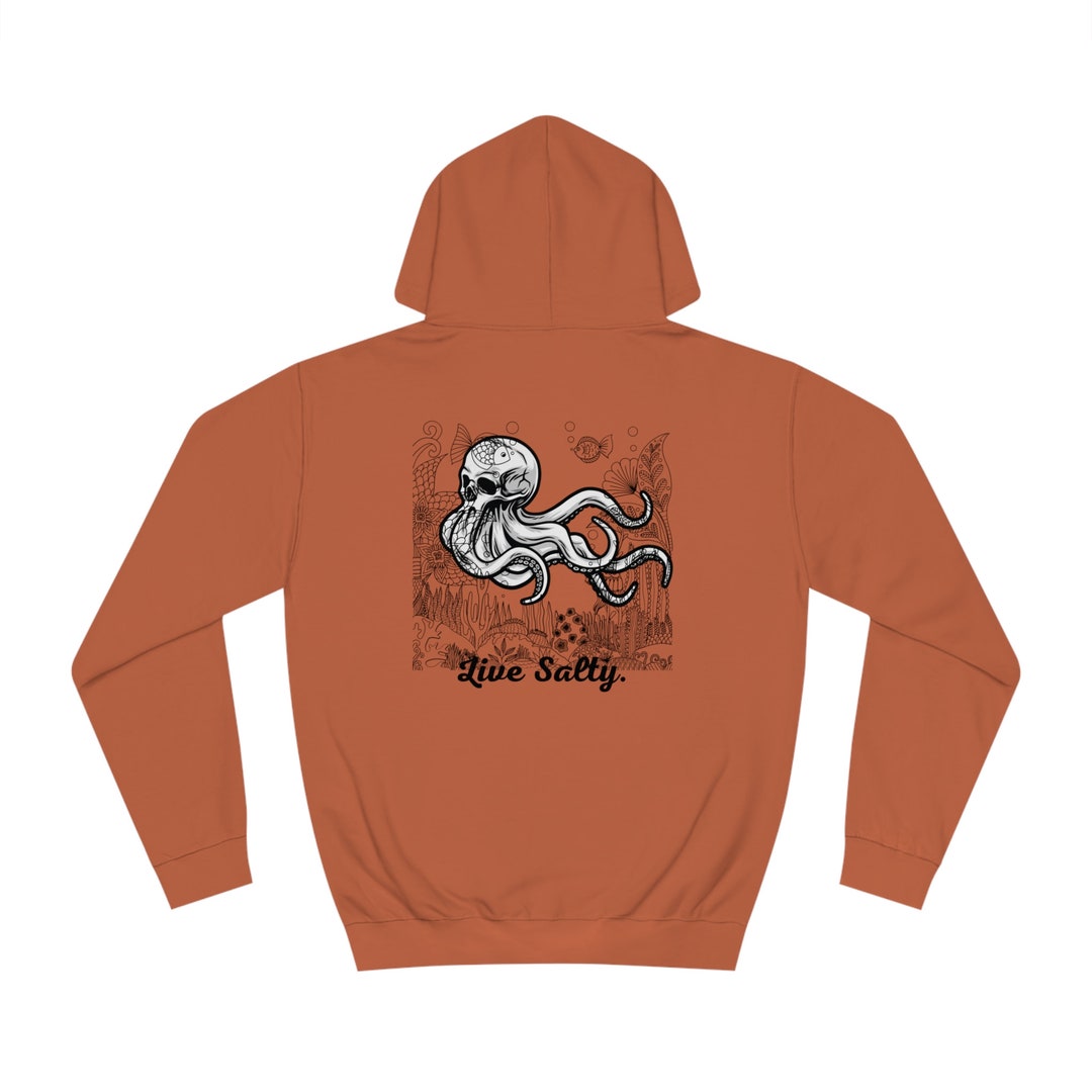 Live Salty Surf Brand Street Wear Ocean Surf Octopus - Etsy