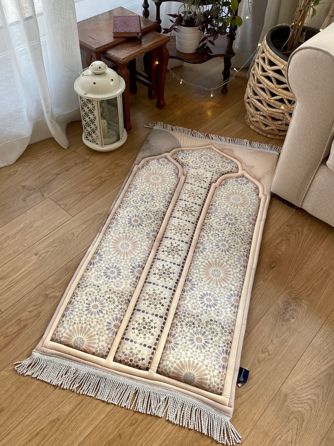 Prayer Mat, Prayer Rug, Padded Prayer Rug, Muslim Prayer Rug, Elegant ...