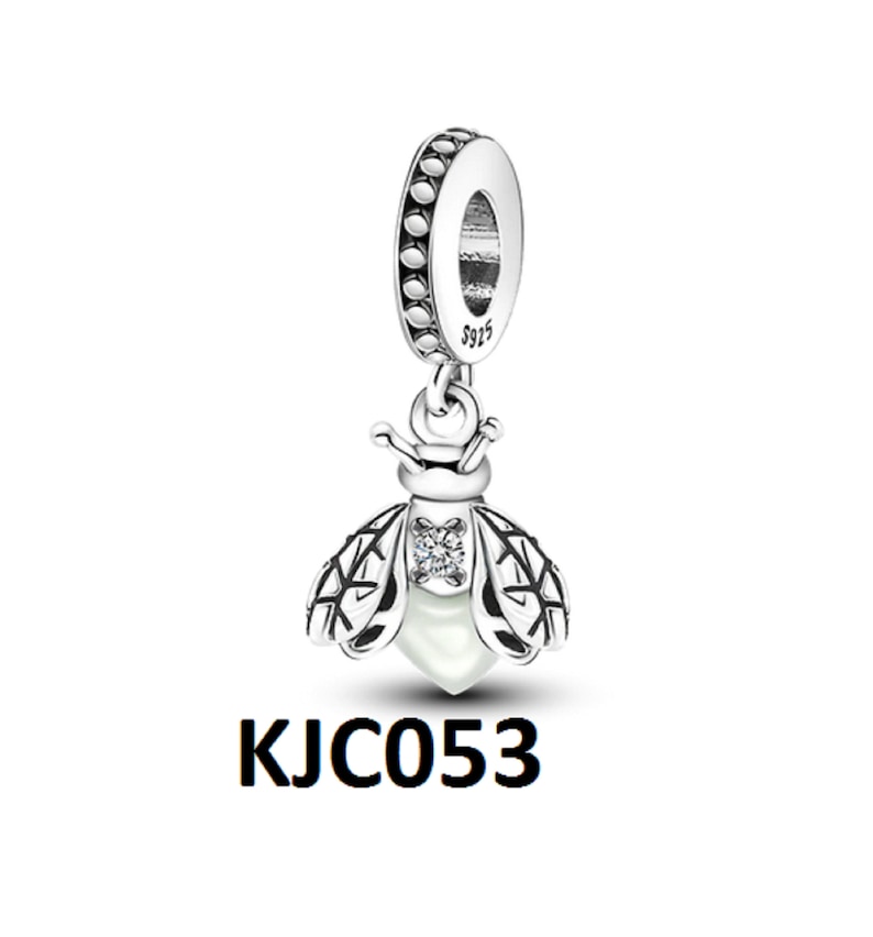 Glow in the Dark Firefly Charm, Charms for Pandora Bracelet, Bangle ...