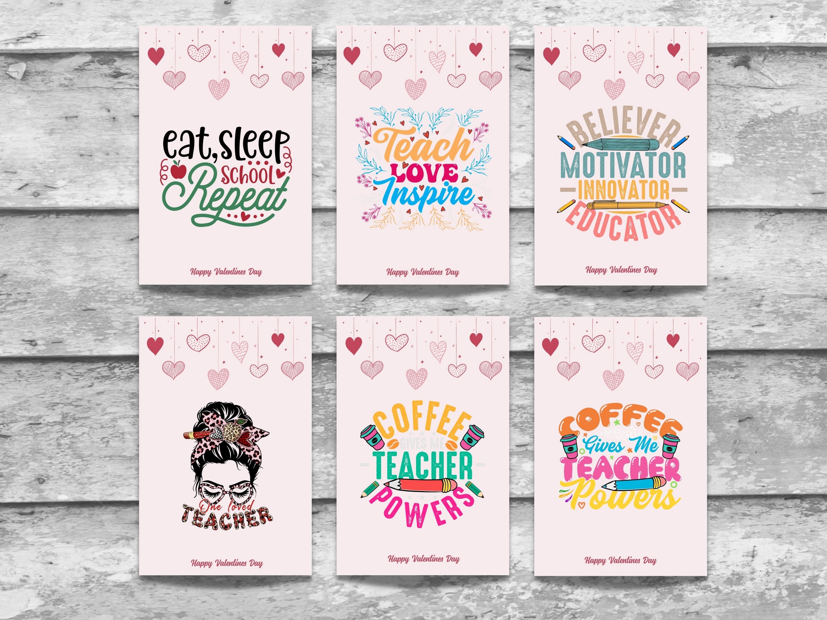 Teacher Valentine Printable Valentine Gifts for Teacher Classroom ...
