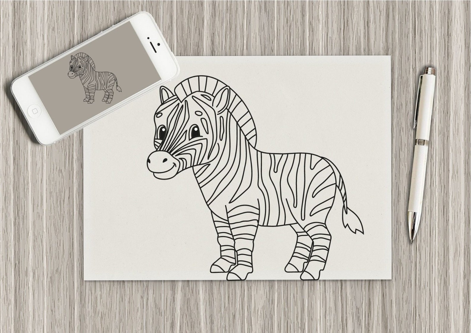 Fun Animals Digital Kids Coloring Pages V1 +40 : Animal Coloring Pages ...