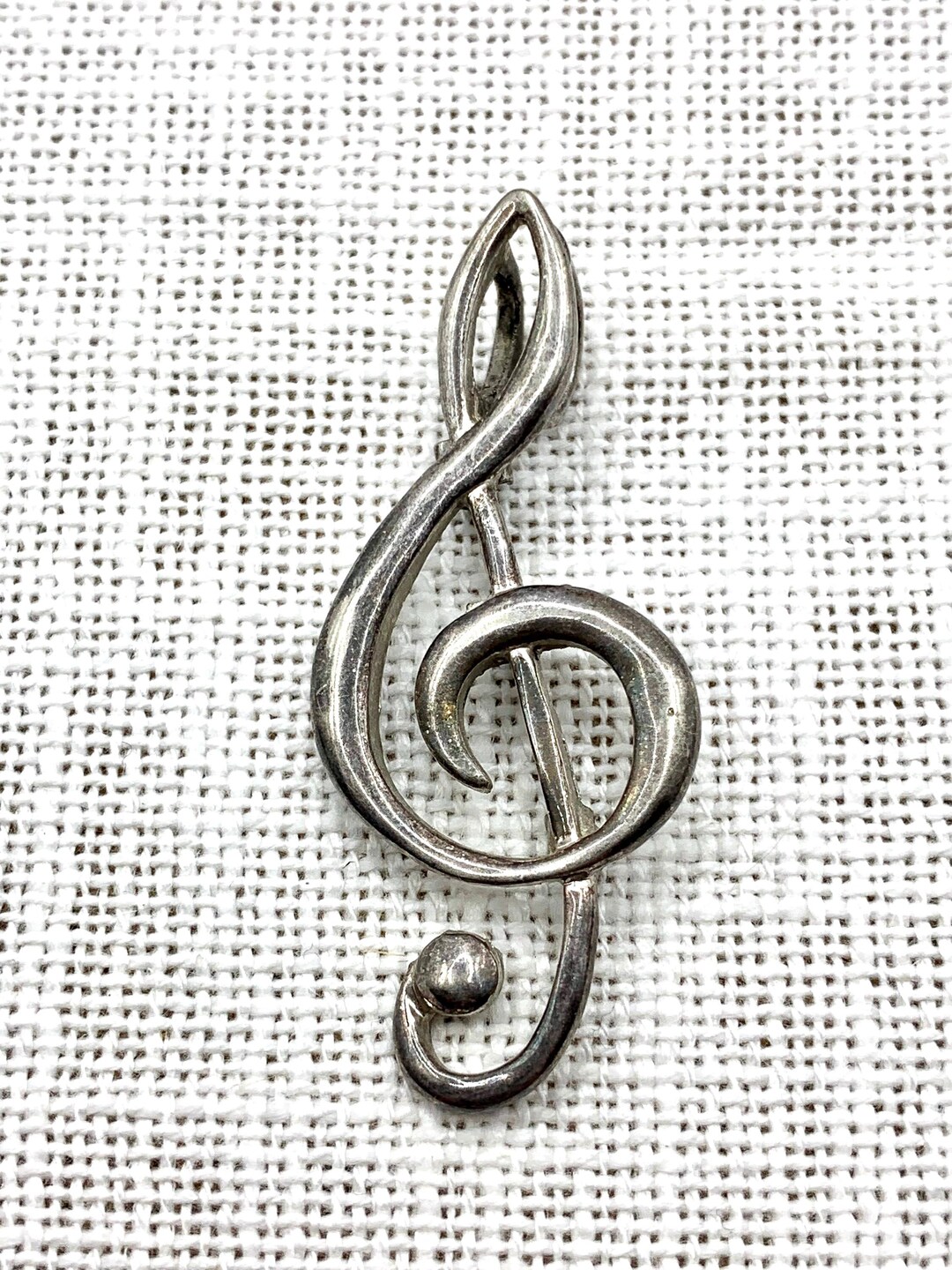 Vintage Signed Best Products Treble Clef Pin Brooch Pendant; Lapel Pin ...