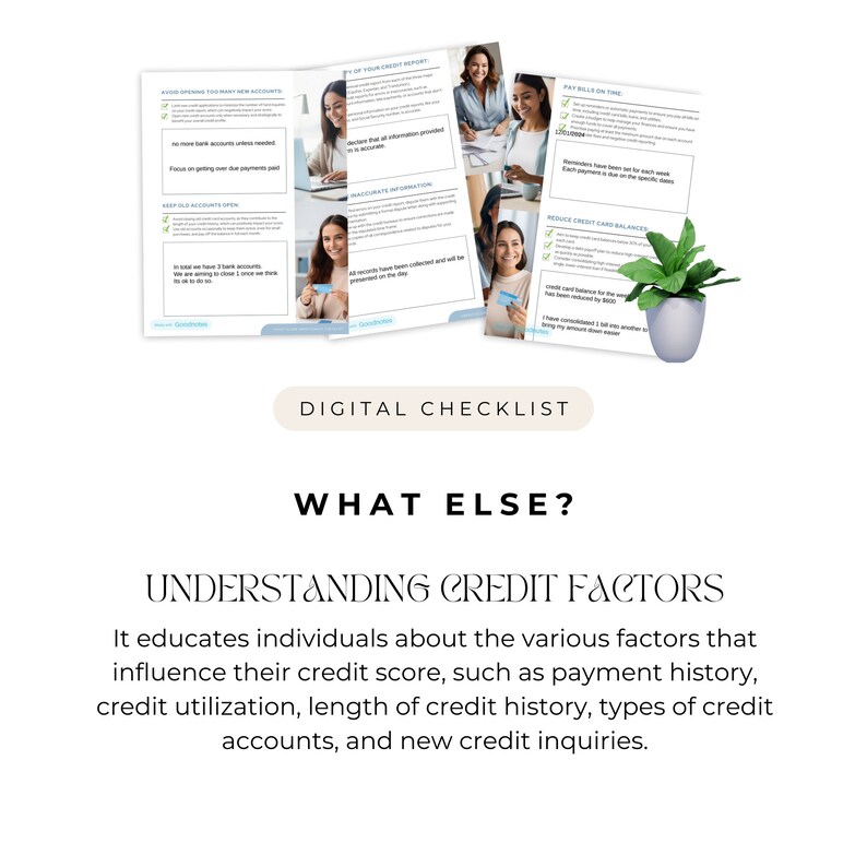 Credit Score Improvement Checklist Credit Score Guide Improvement ...