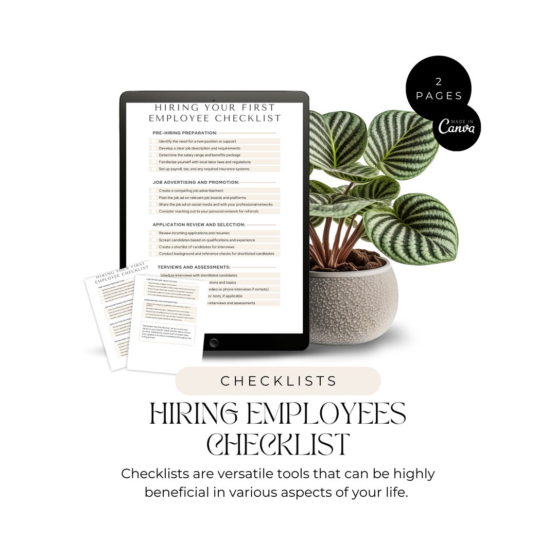 Onboarding Checklist New Hire Checklist Onboarding New Hire List ...