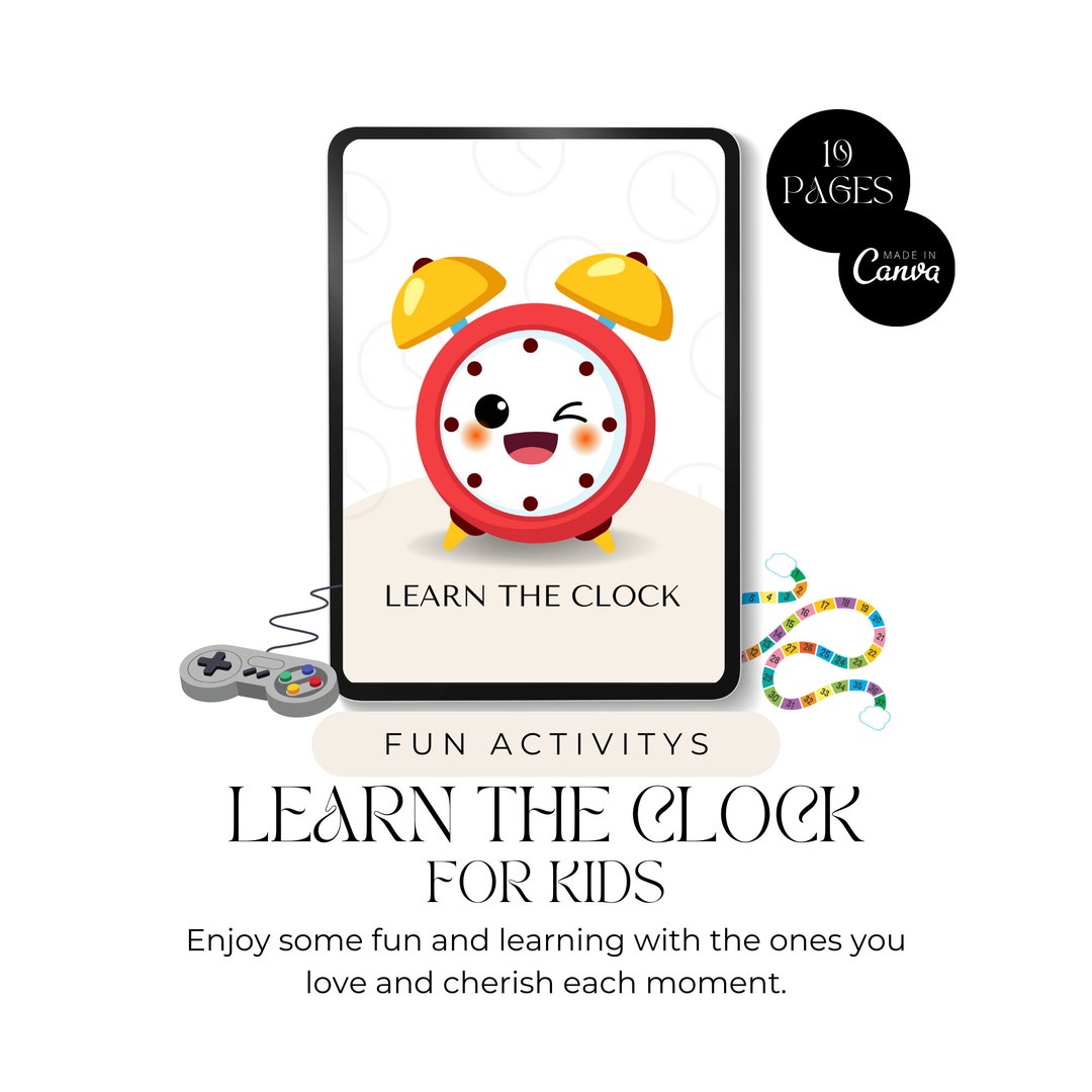 Telling Time Activity Cards Printable Activity Busy Binder Game Instant ...