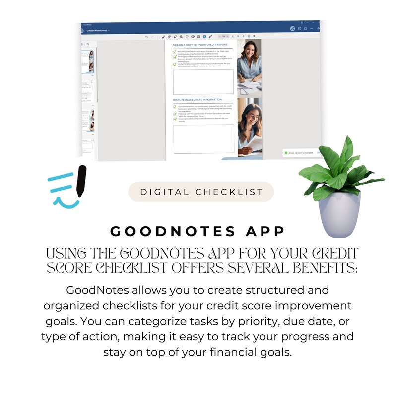 Credit Score Improvement Checklist Credit Score Guide Improvement ...