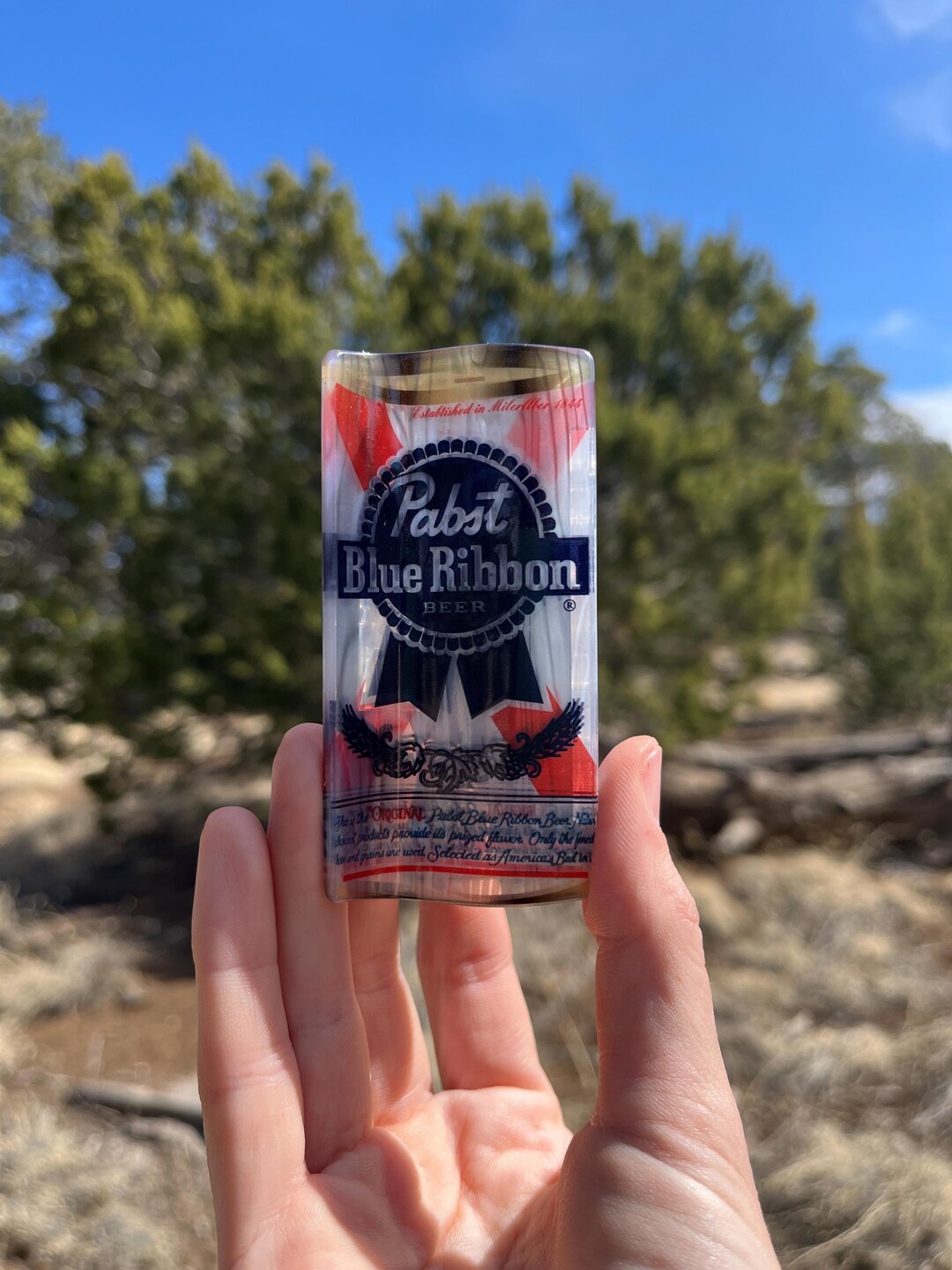 Beer Claw Clip, Beer Hair Clip, Pbr, Novelty Hair Clip, Beer, Beer Can ...