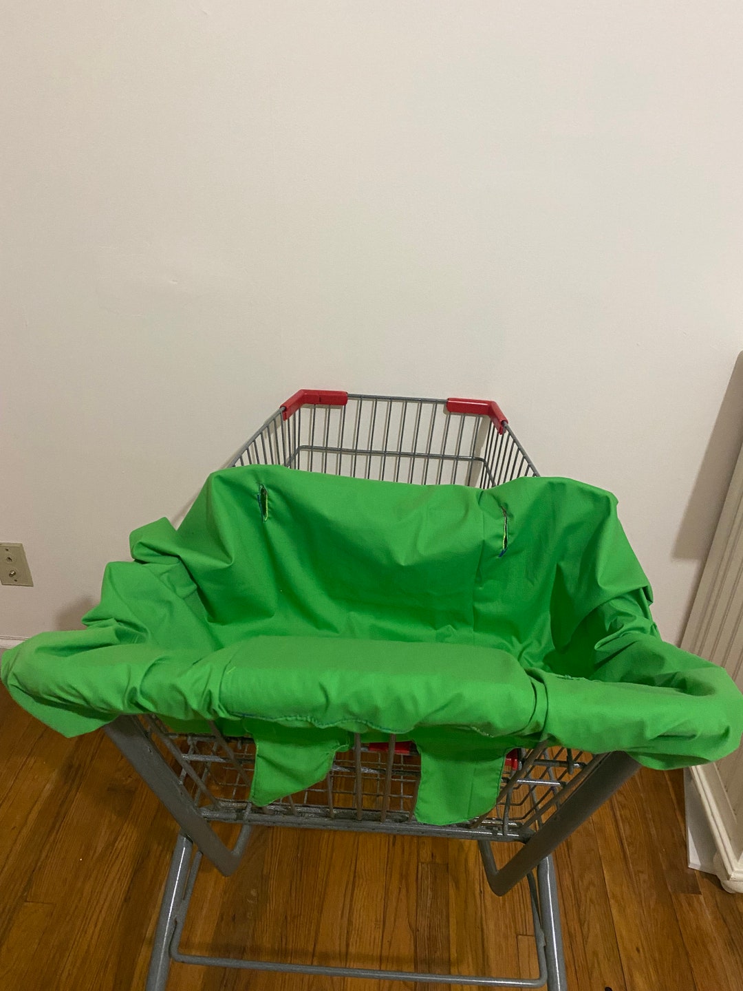 Green Shopping Cart Liners With Matching Duffle Bag for - Etsy