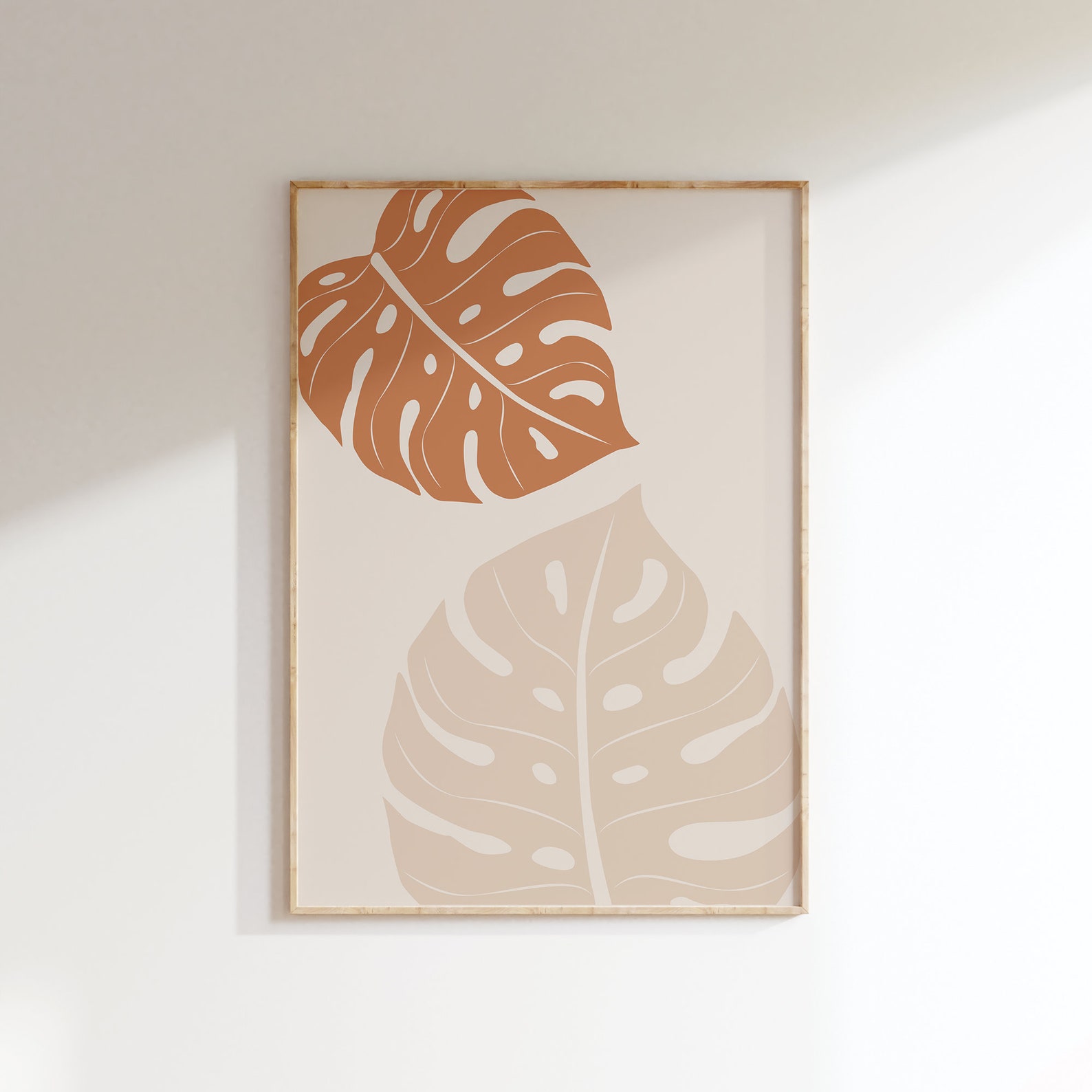 Red Boho Wall Art Set: Minimalist Gallery Prints (set of 6) (digital ...