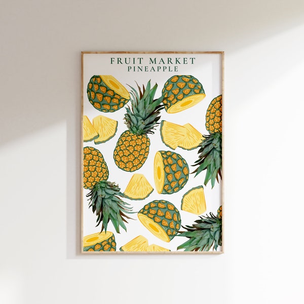 Pineapple Poster - Etsy
