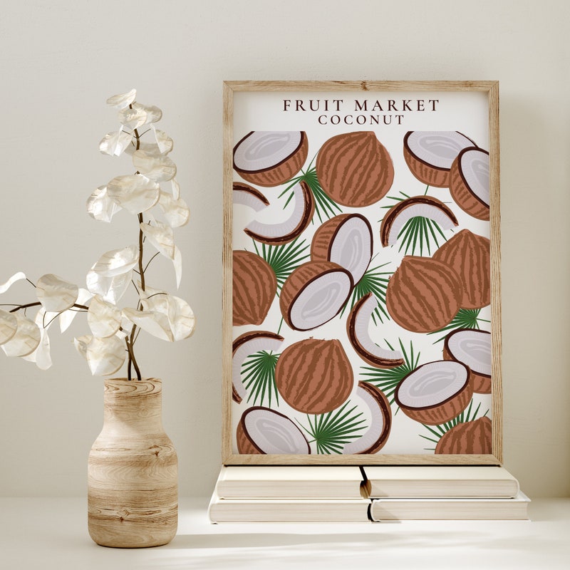 Coconut Print - Etsy