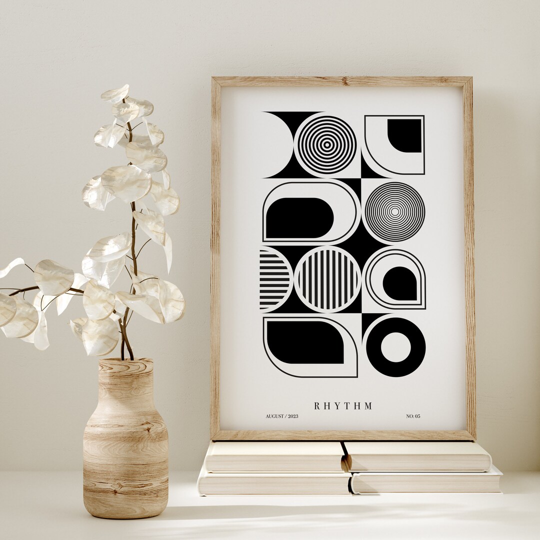 Visual Design Collection "rhythm", Graphic Design Poster, Minimalist ...