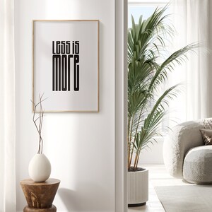 Visual Design Collection "less is More" Graphic Design Poster ...