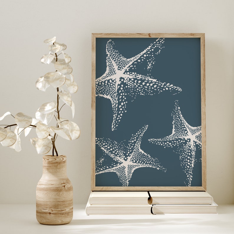Starfish - Coastal Downloadable Prints Collection - Beach Decor, Ocean Wall Art Nautical Home ...