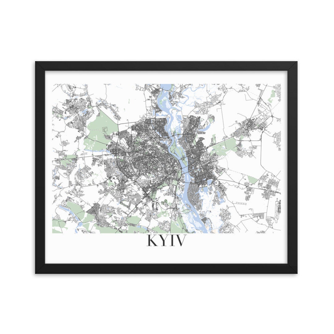 Ukraine Map Pack Print Your Own Custom Highly Detailed Poster - Etsy