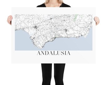 Minimalist Andalusia Poster - Etsy