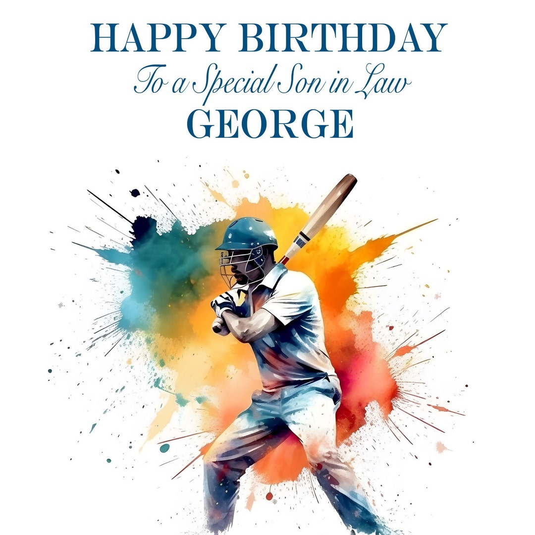 Personalised Baseball Birthday Card, Baseball Player, Grandson, Son ...
