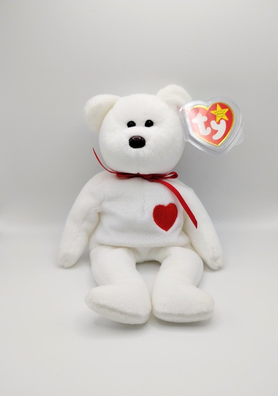 Retired Rare- Ty 1994 Beanie Babies Valentino the Bear With Errors - Etsy