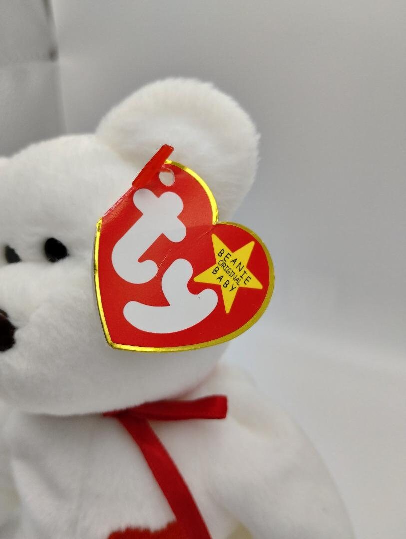 Retired Rare- Ty 1994 Beanie Babies Valentino the Bear With Errors - Etsy
