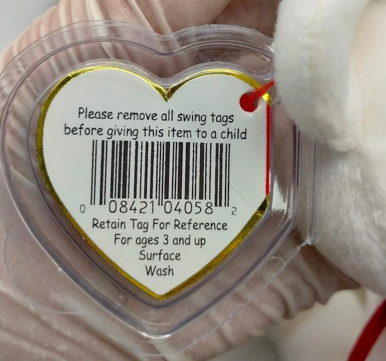 Retired Rare- Ty 1994 Beanie Babies Valentino the Bear With Errors - Etsy