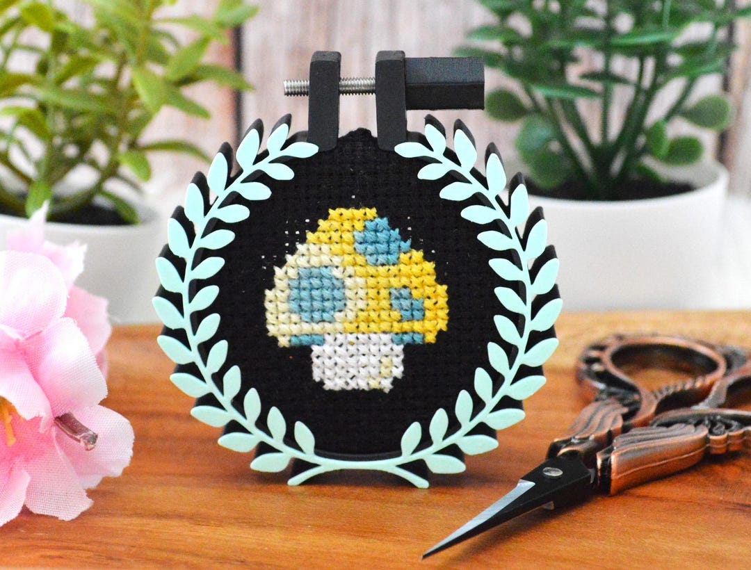 Laurel Mini Hoop - 2 Inch - 3D Printed Plastic Hoops for Cross Stitch ...