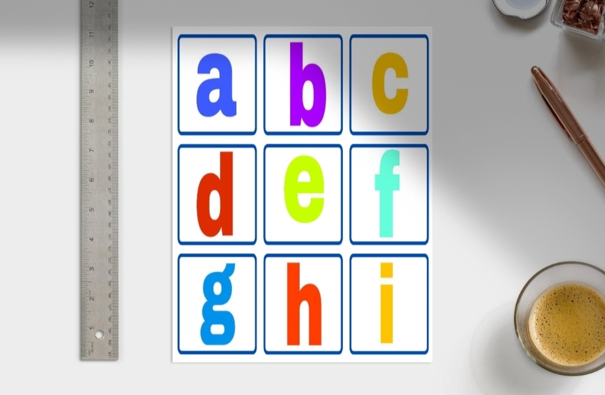 Alphabet Flash Cards Printable, Uppercase and Lowercase Letters, 26 ...