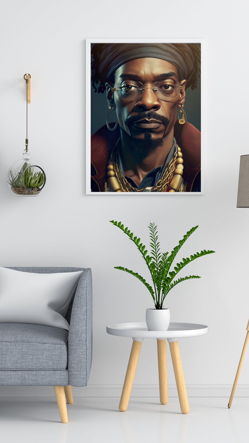 Snoop Dogg Digital Art, Hip Hop Art, Digital Download Printable, 1800 ...
