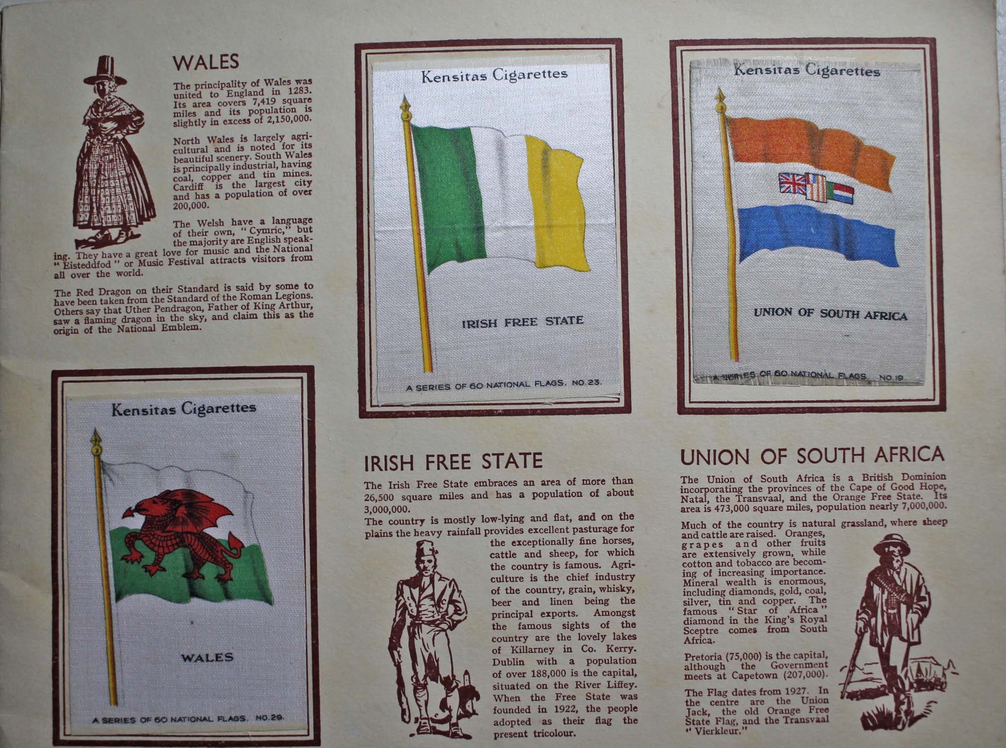 National Flags. Full Set of Sixty Silk Flags in Original Album. - Etsy