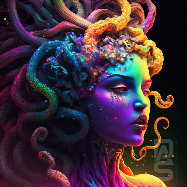 Medusa Art - Etsy