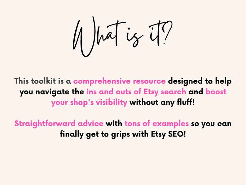 Simple Etsy SEO Guide How to Rank on the First Page of Etsy Shop Help for Keywords, Titles and ...