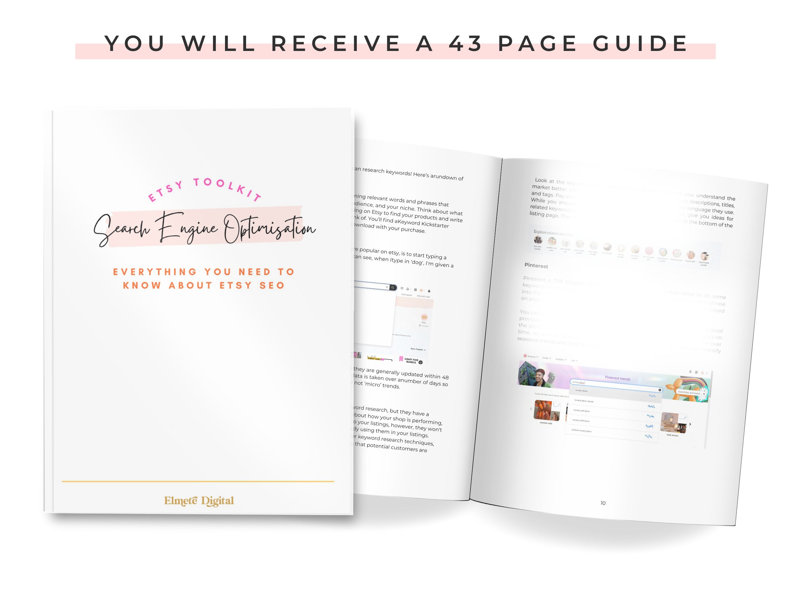 Simple Etsy SEO Guide How to Rank on the First Page of Etsy Shop Help for Keywords, Titles and ...